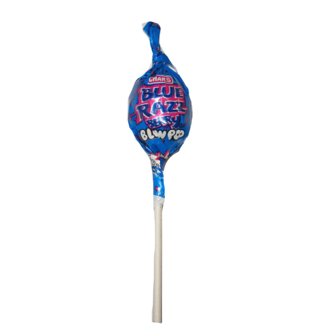 Charms Blow Pop Blue Razz Berry 4 stuks